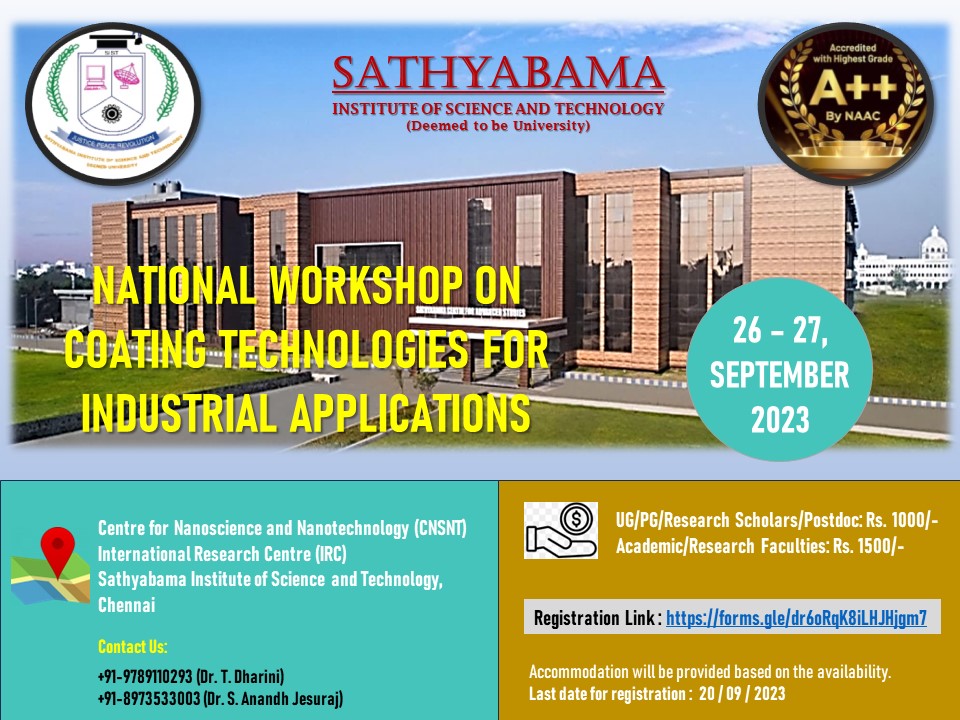 Home | Sathyabama Institute of Science and Technology (Deemed to be ...